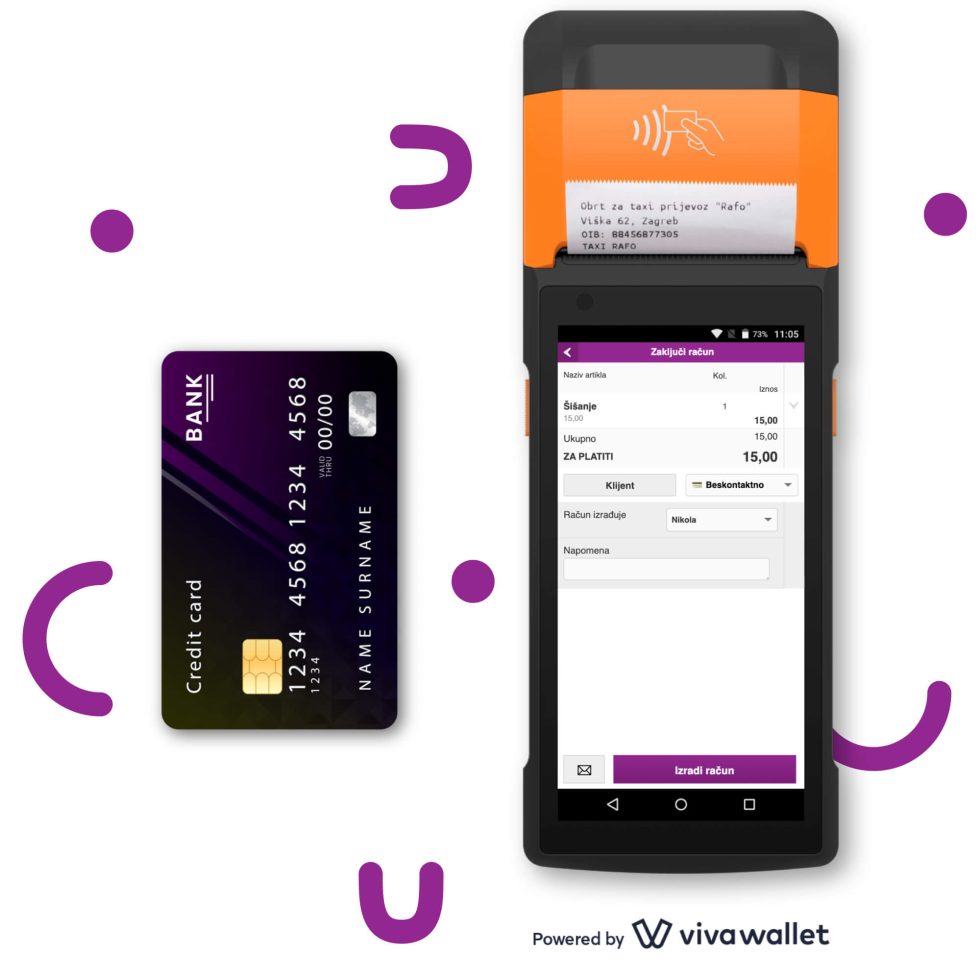 Fiskalna blagajna i POS uređaj - Marketino by Neosalon